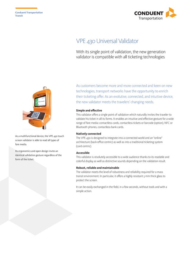 vpe-430-universal-validator.pdf | Computer Peripherals | Computing