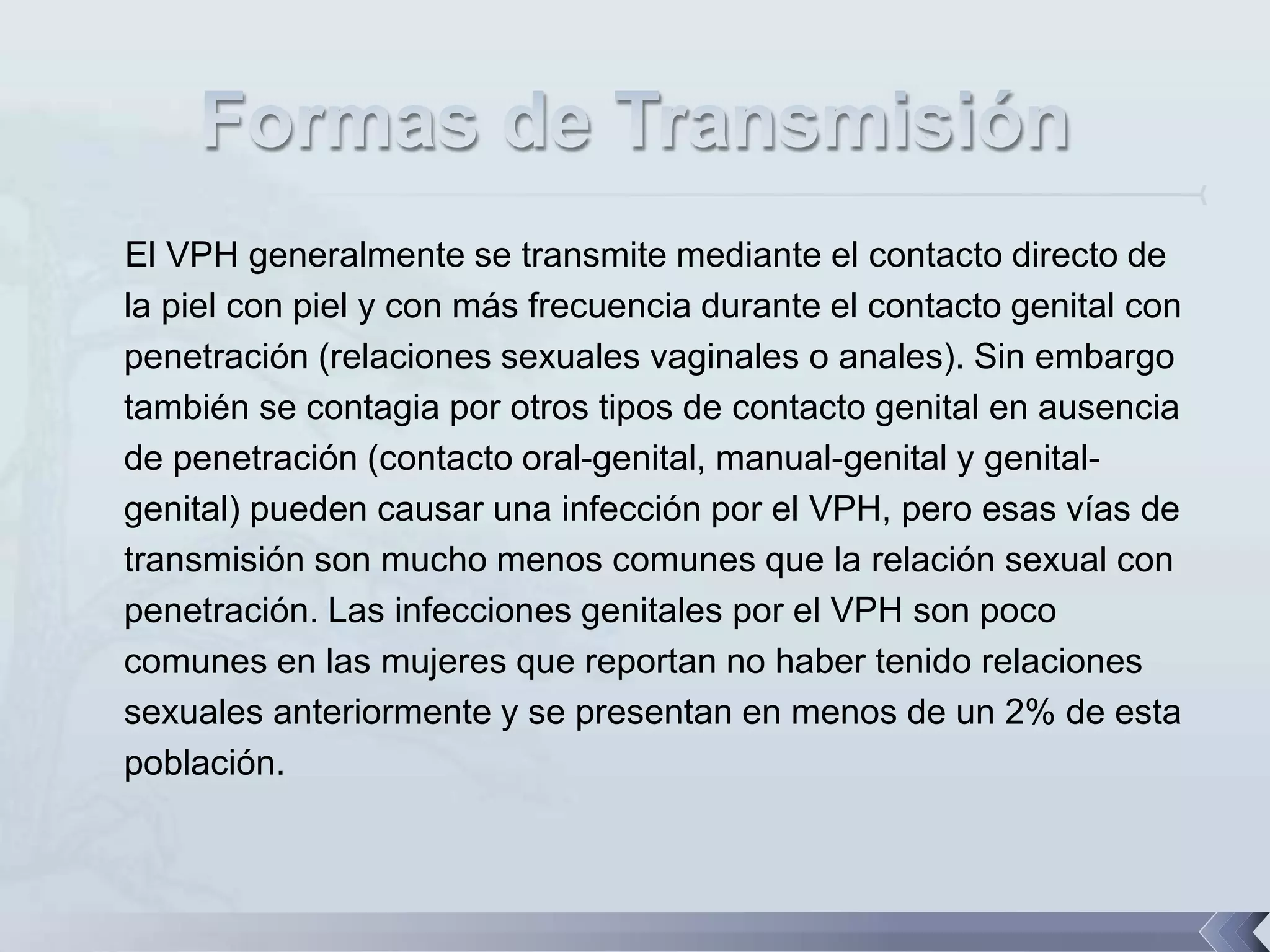 Virus del Papiloma Humano (VPH) | PPT