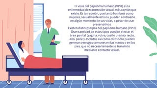 Infecciones de transmisión sexual - VPH | PPTX