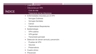 virus del papiloma humano (VPH) | PPTX