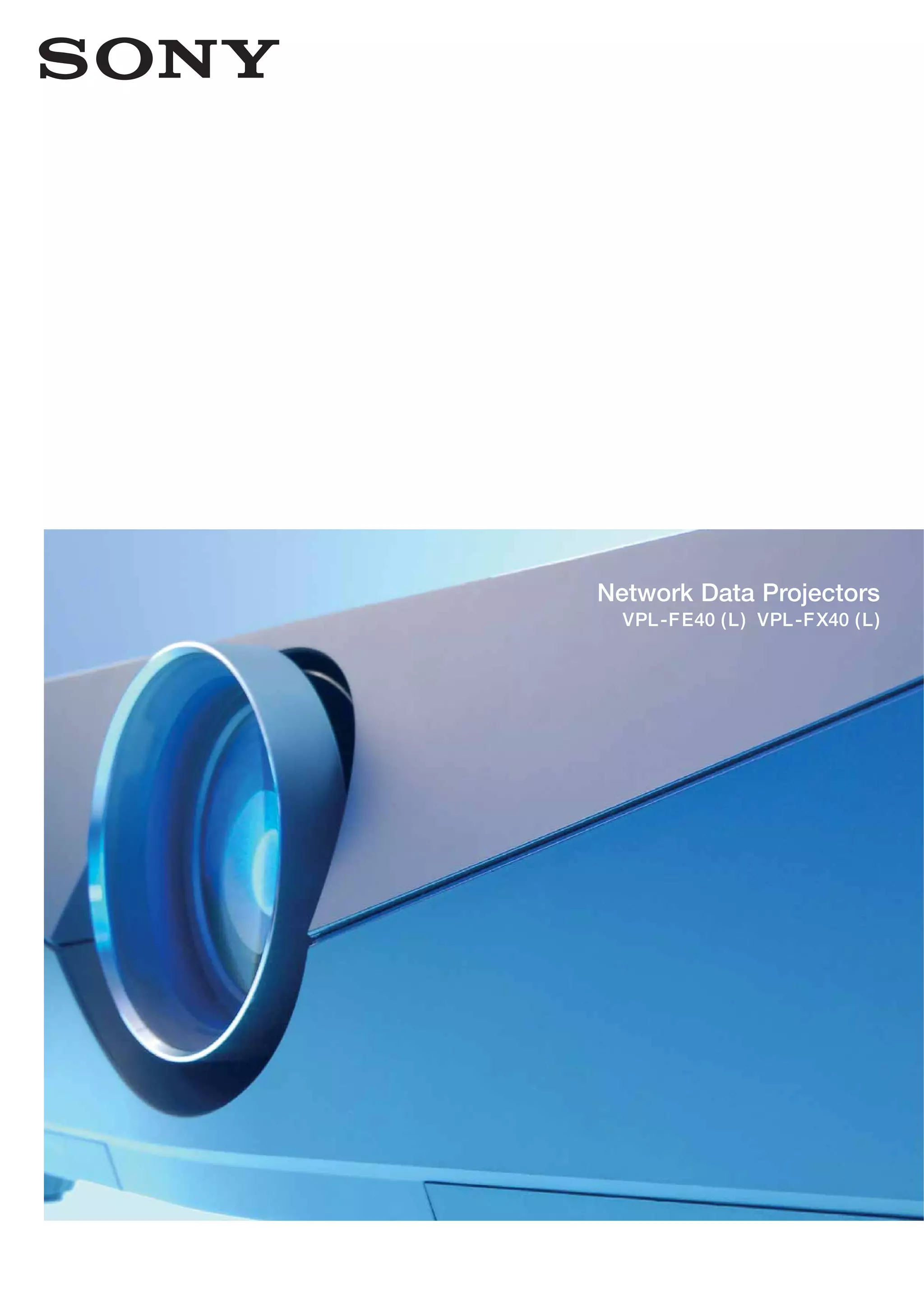 Sony VPL-FX40 | PDF