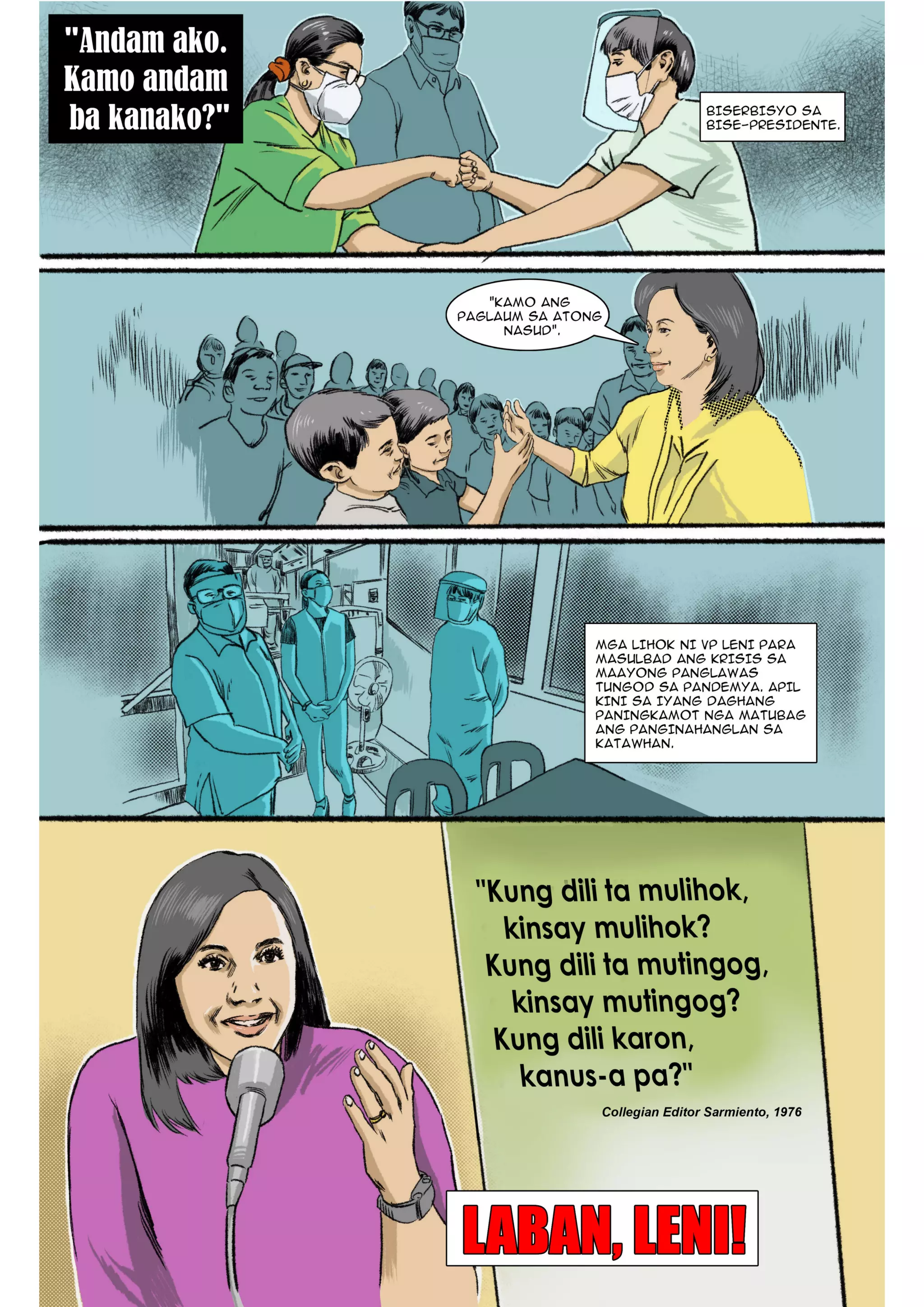 Leni Robredo Komiks (Bisaya Version) | PDF