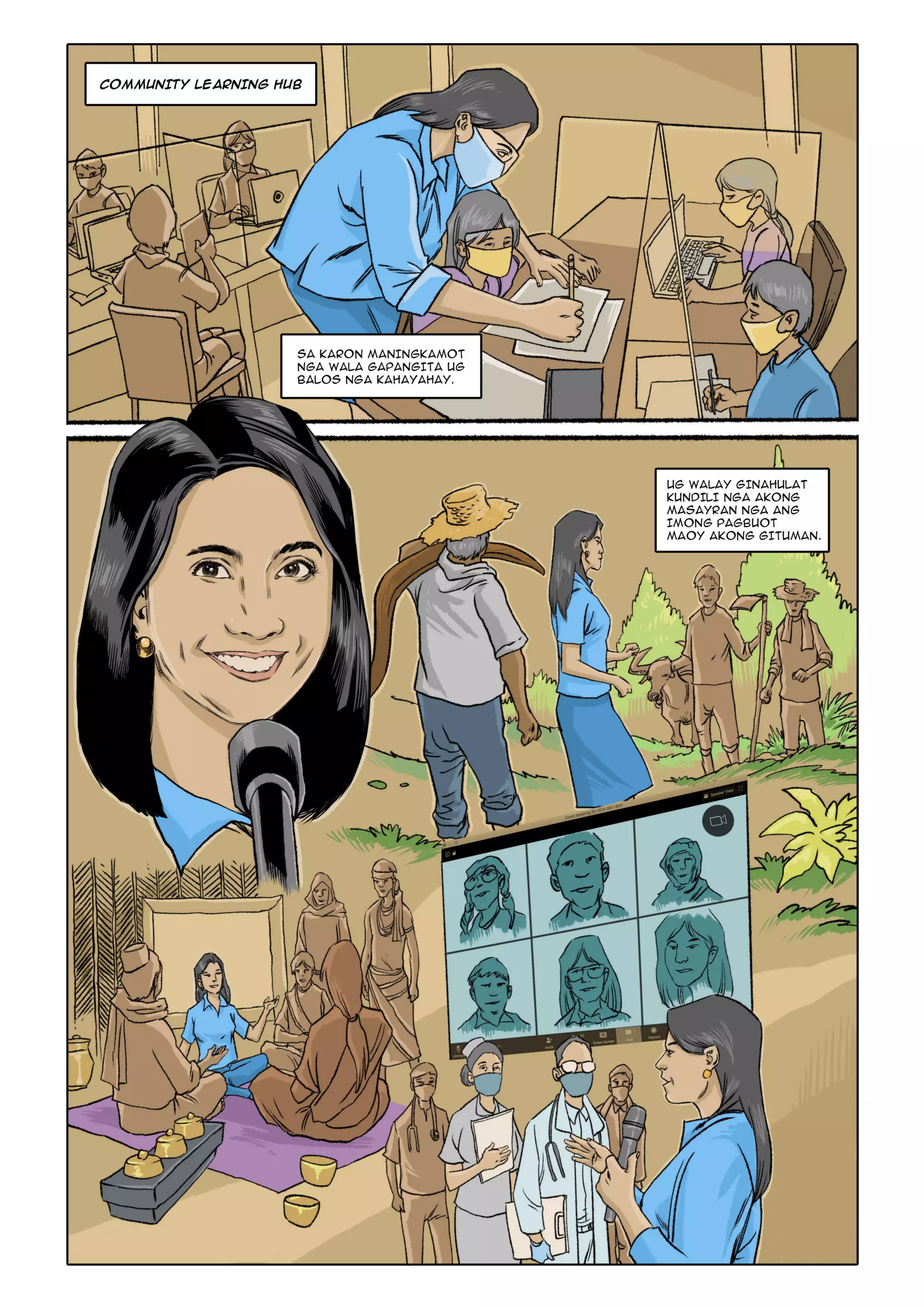Leni Robredo Komiks (Bisaya Version) | PDF
