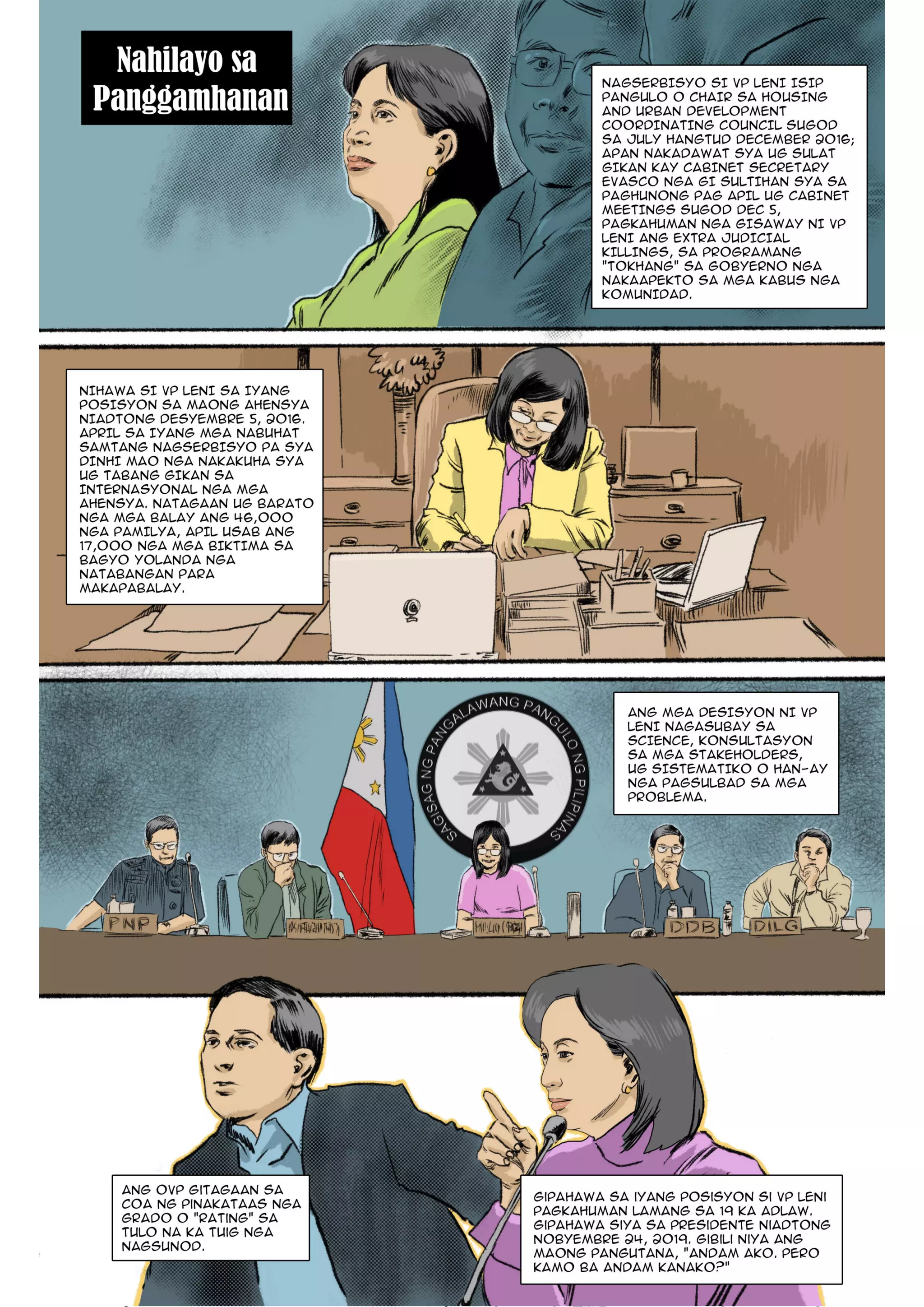 Leni Robredo Komiks (Bisaya Version) | PDF