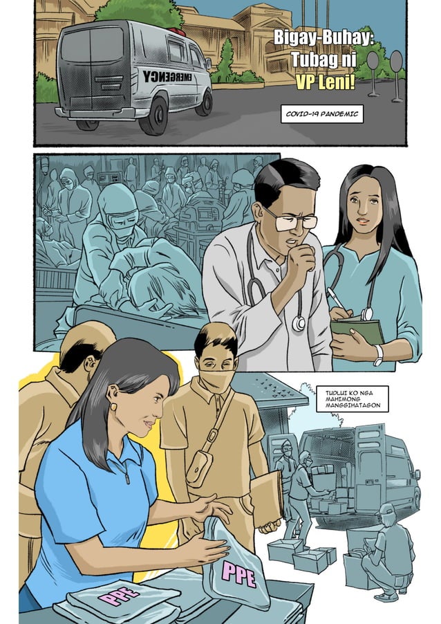 Leni Robredo Komiks (Bisaya Version) | PDF