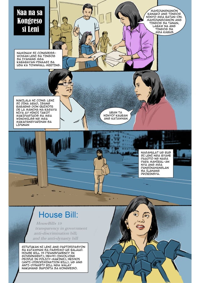 Leni Robredo Komiks (Bisaya Version) | PDF