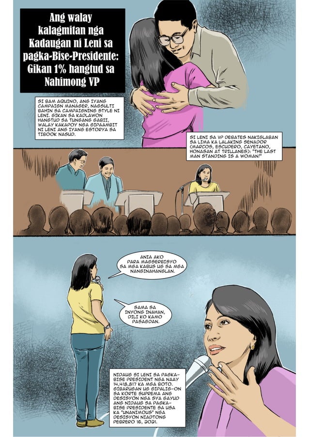 Leni Robredo Komiks (Bisaya Version) | PDF