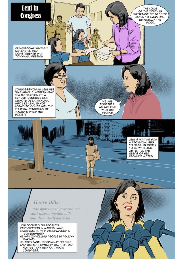 Leni Robredo Komiks (English Version) | PDF