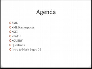 Introduction to MarkLogic NoSQL | PPT