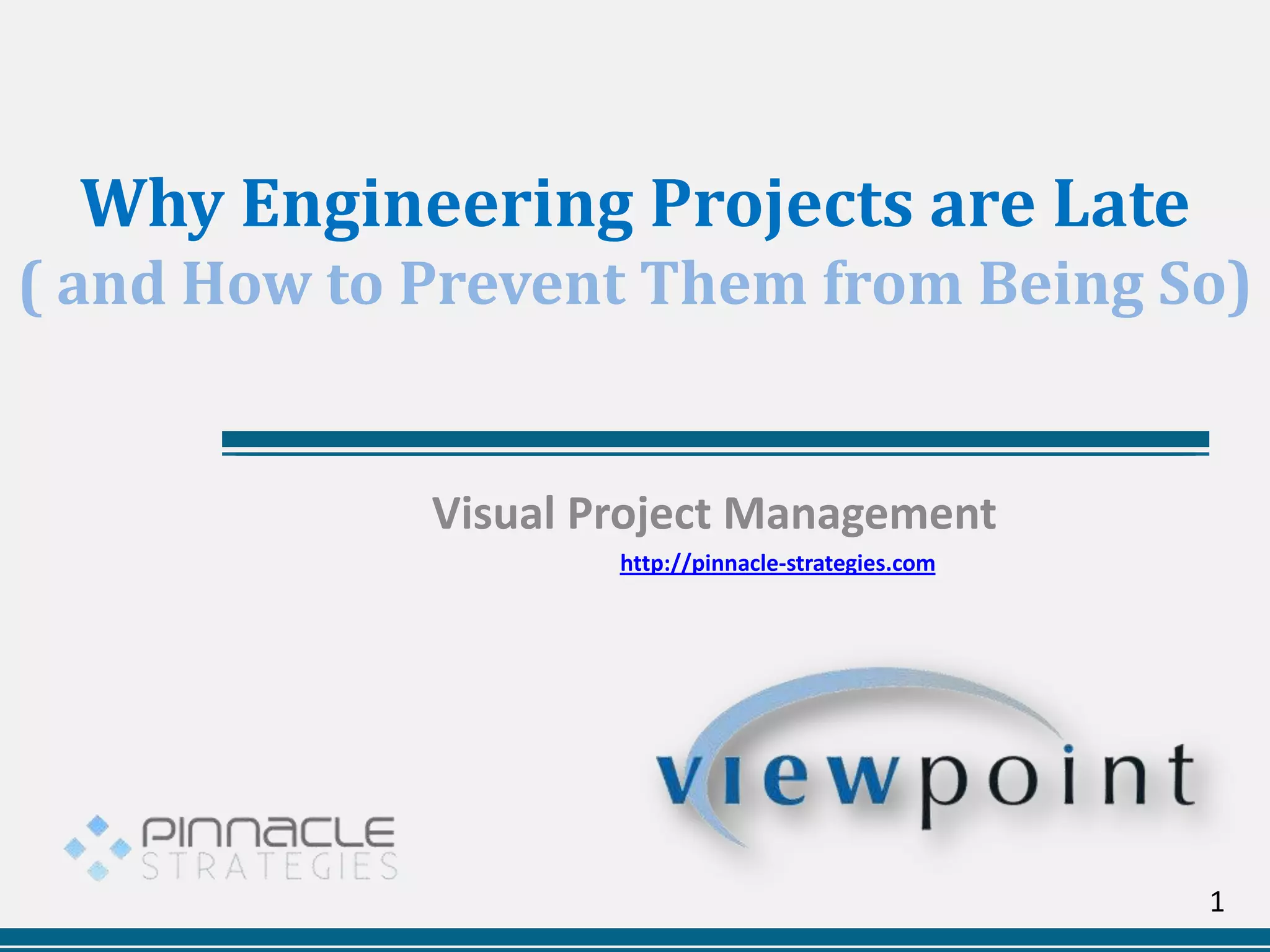 Visual Project Management webinar handout | PPT