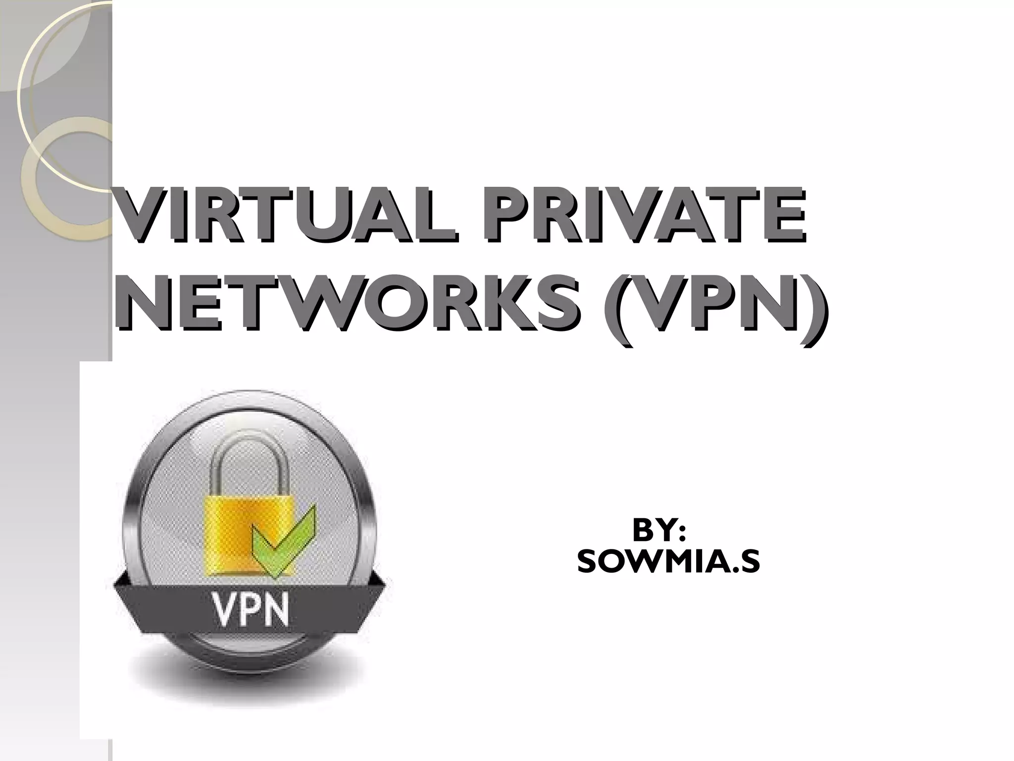 Virtual private network | PPT