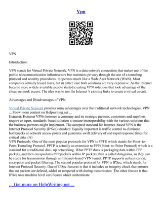 Vpn | PDF