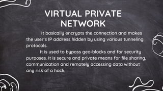 Introduction to Virtual Private Network and Components | PPT