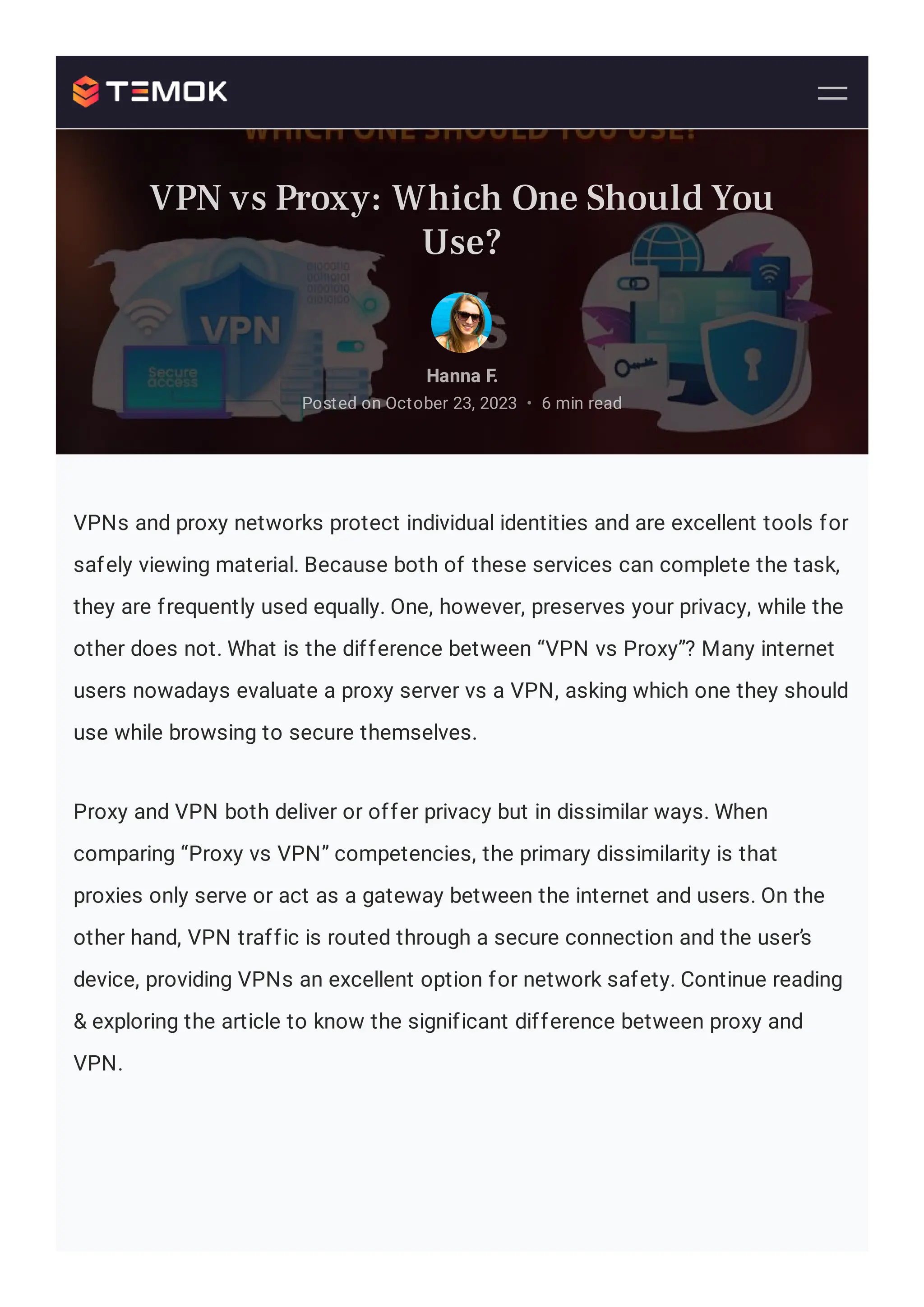 VPN vs Proxy: Which One Should You Use? | PDF | Internet | Computing