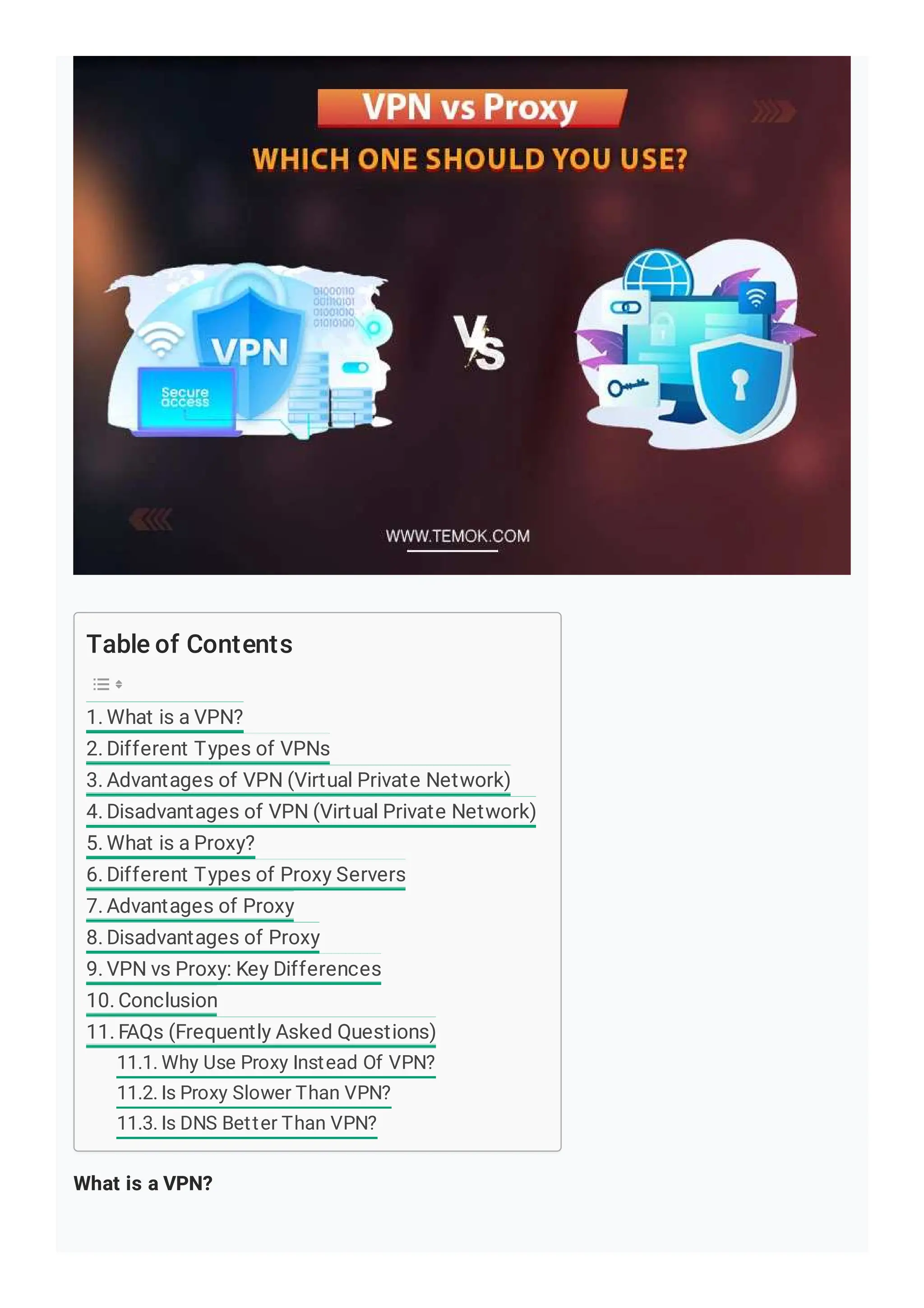 VPN vs Proxy: Which One Should You Use? | PDF | Internet | Computing