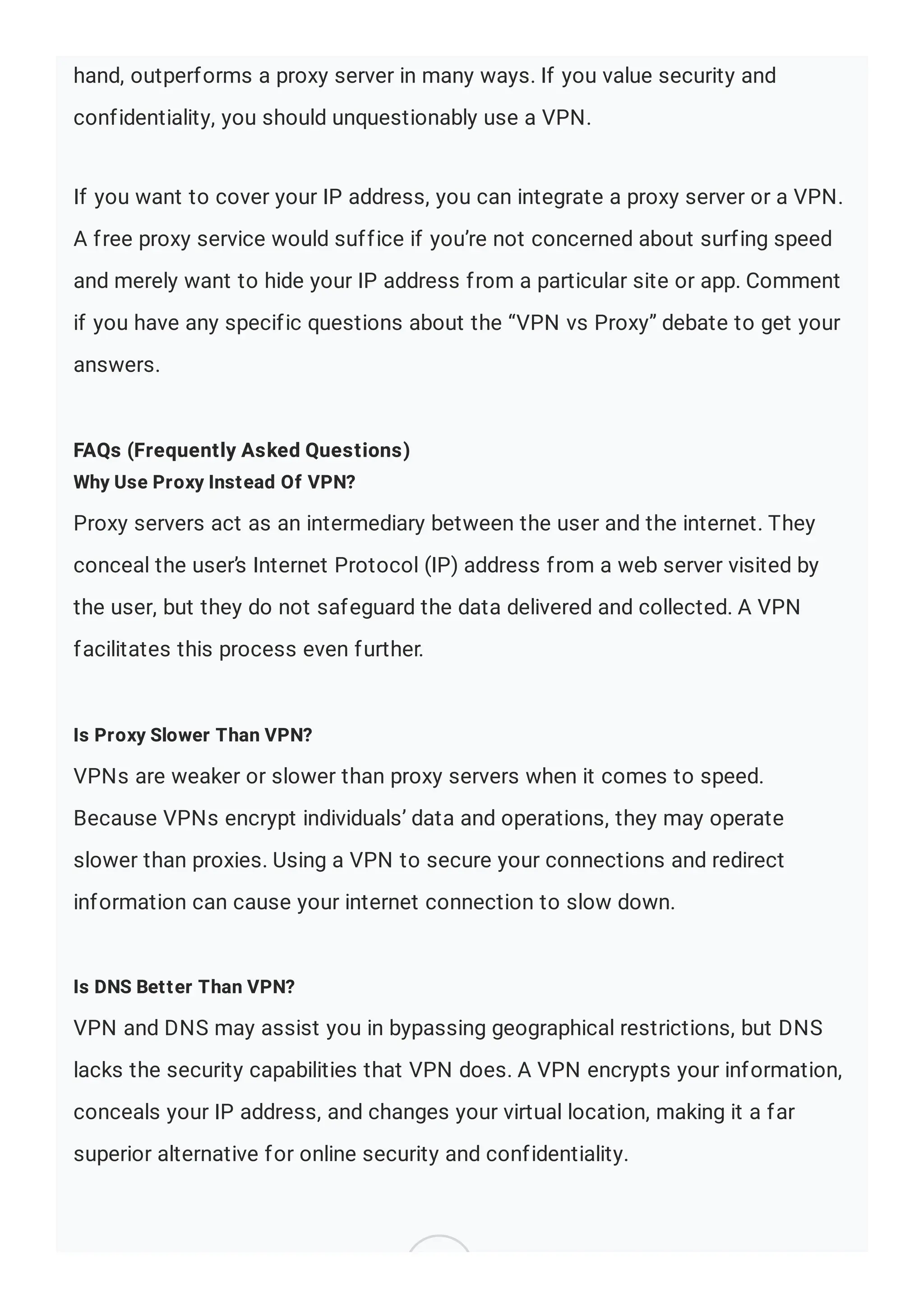 Vpn Vs Proxy Which One Should You Use Pdf