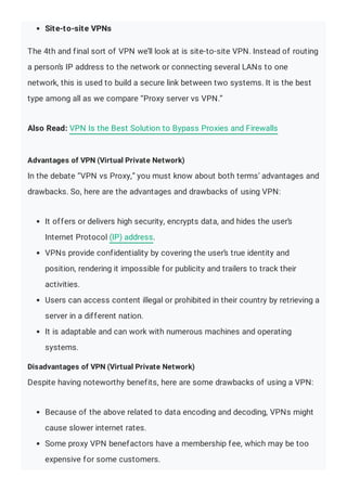 VPN vs Proxy: Which One Should You Use? | PDF | Internet | Computing