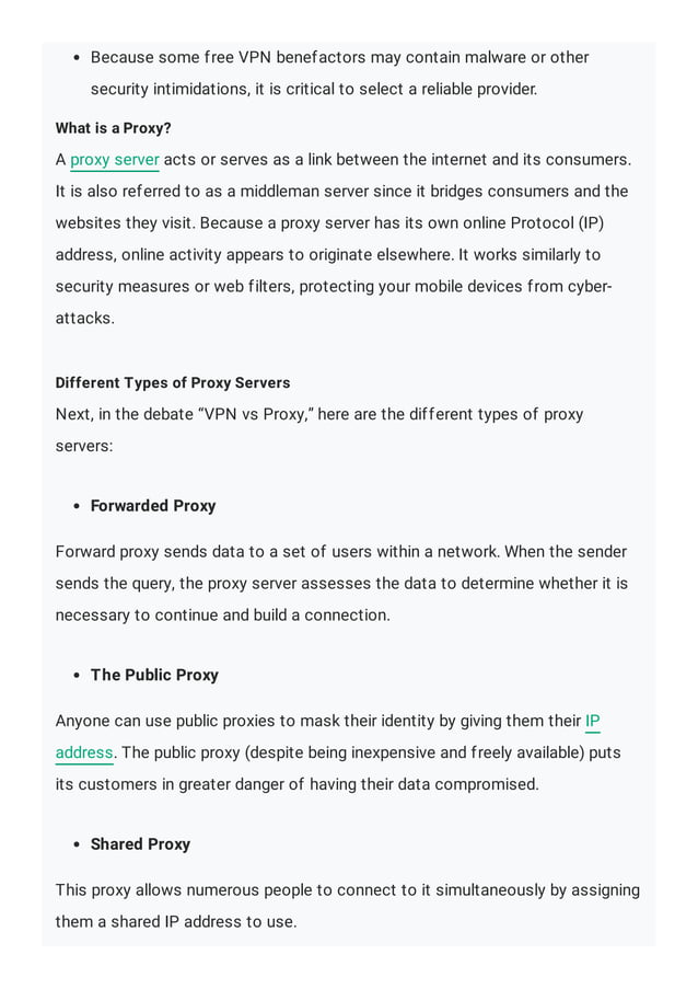 VPN vs Proxy: Which One Should You Use? | PDF | Internet | Computing