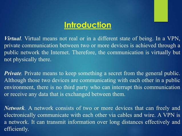 Virtual Private Network | PPT