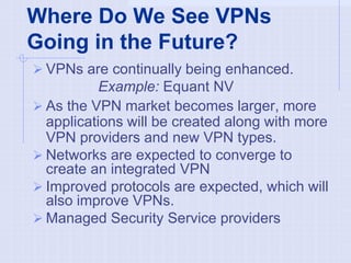 Fundamentals of Virtual Private Networks (VPNs) | PPT