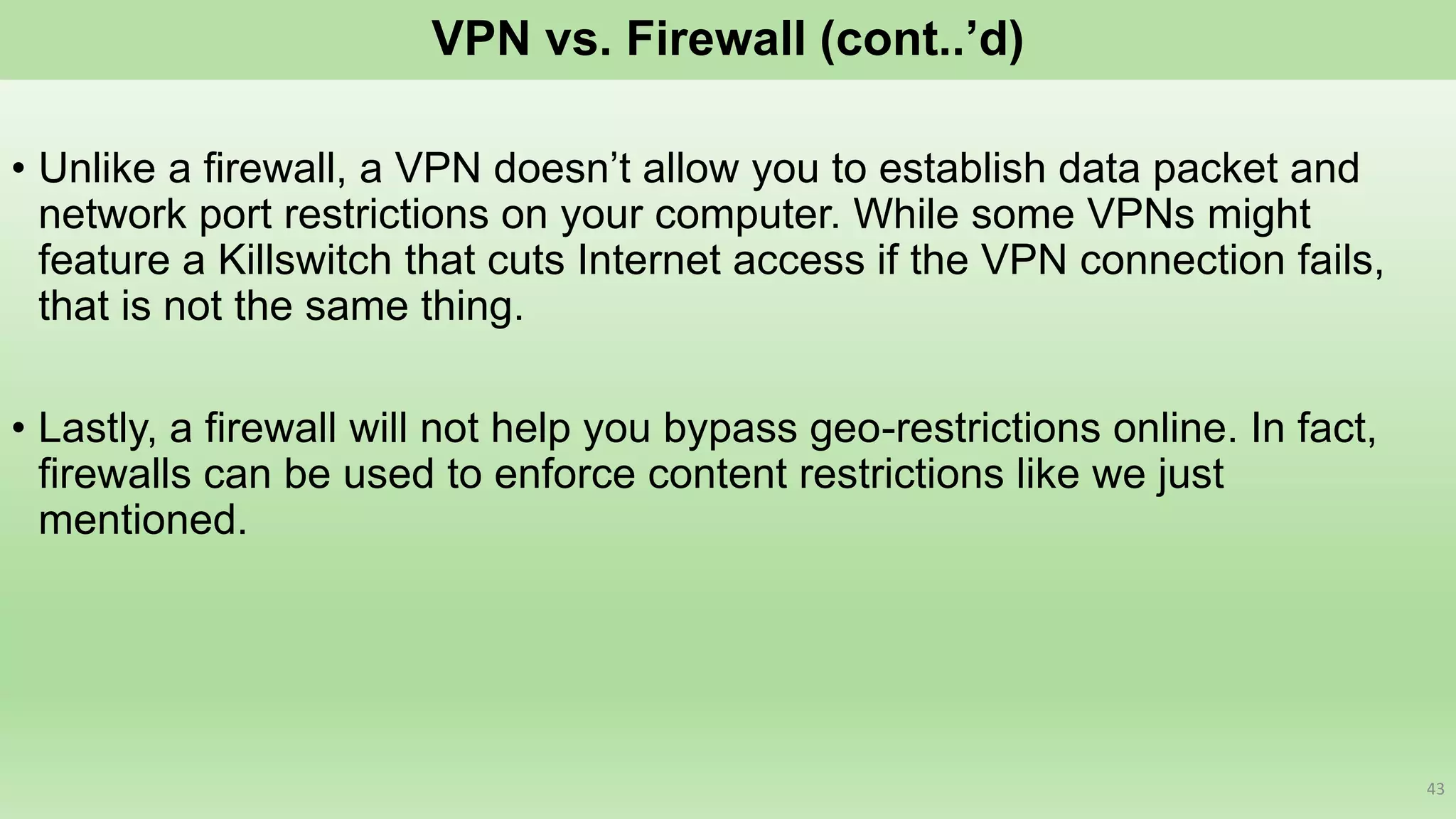 VPN & FIREWALL | PPTX