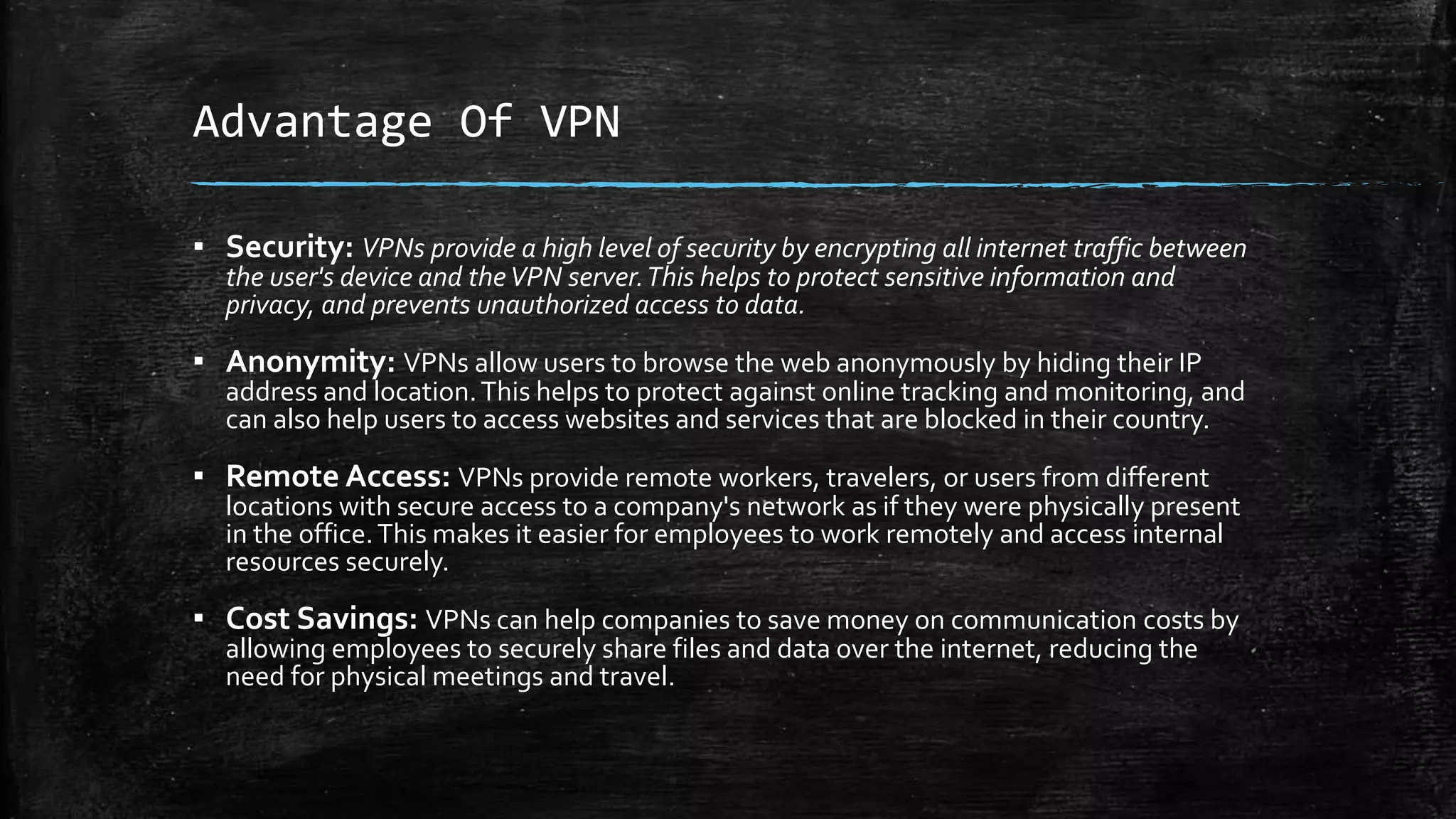 Presentation on VPN | PPTX