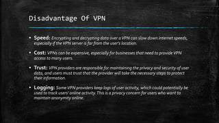 Presentation on VPN | PPTX