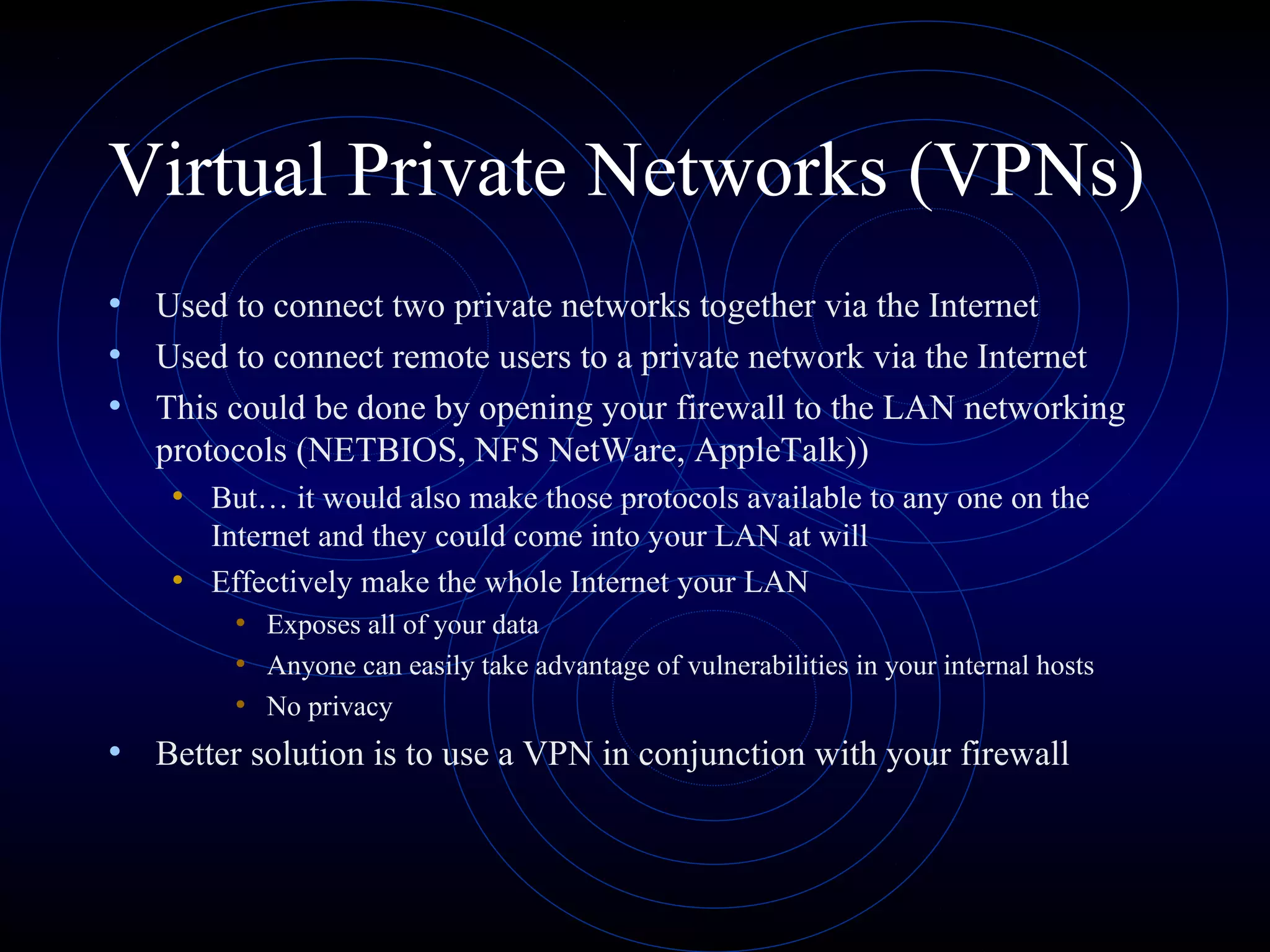 Virtual Private Network | PPT | Computer Networking | Computing
