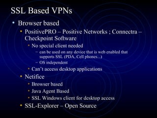 Virtual Private Network | PPT | Computer Networking | Computing