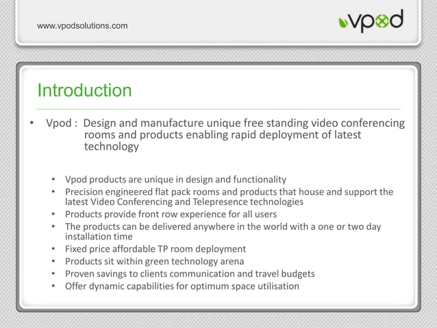Vpod Overview March 2012 V5 | PPT