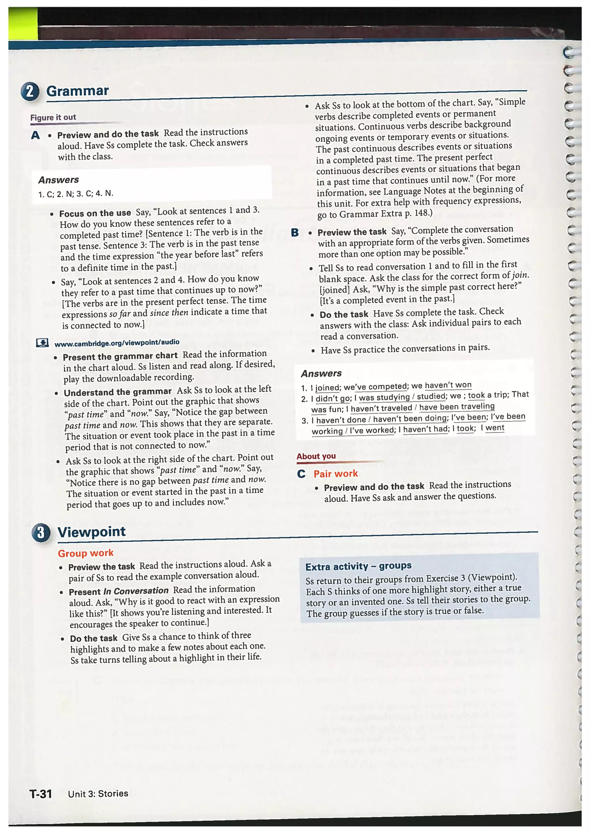 Viewpoint teacher's book | PDF