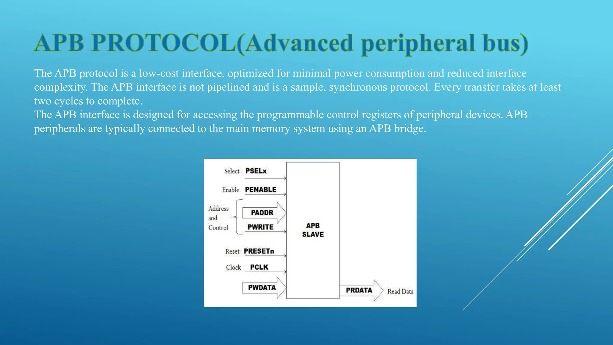 ahb to convert apb bridge presentation ppt | PPTX