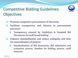 Competitive Bidding in the Power Sector : Is It Working? | PDF