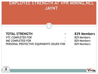 A FEATHER IN CAP - SAFETY AT VPR MINING. | PPT