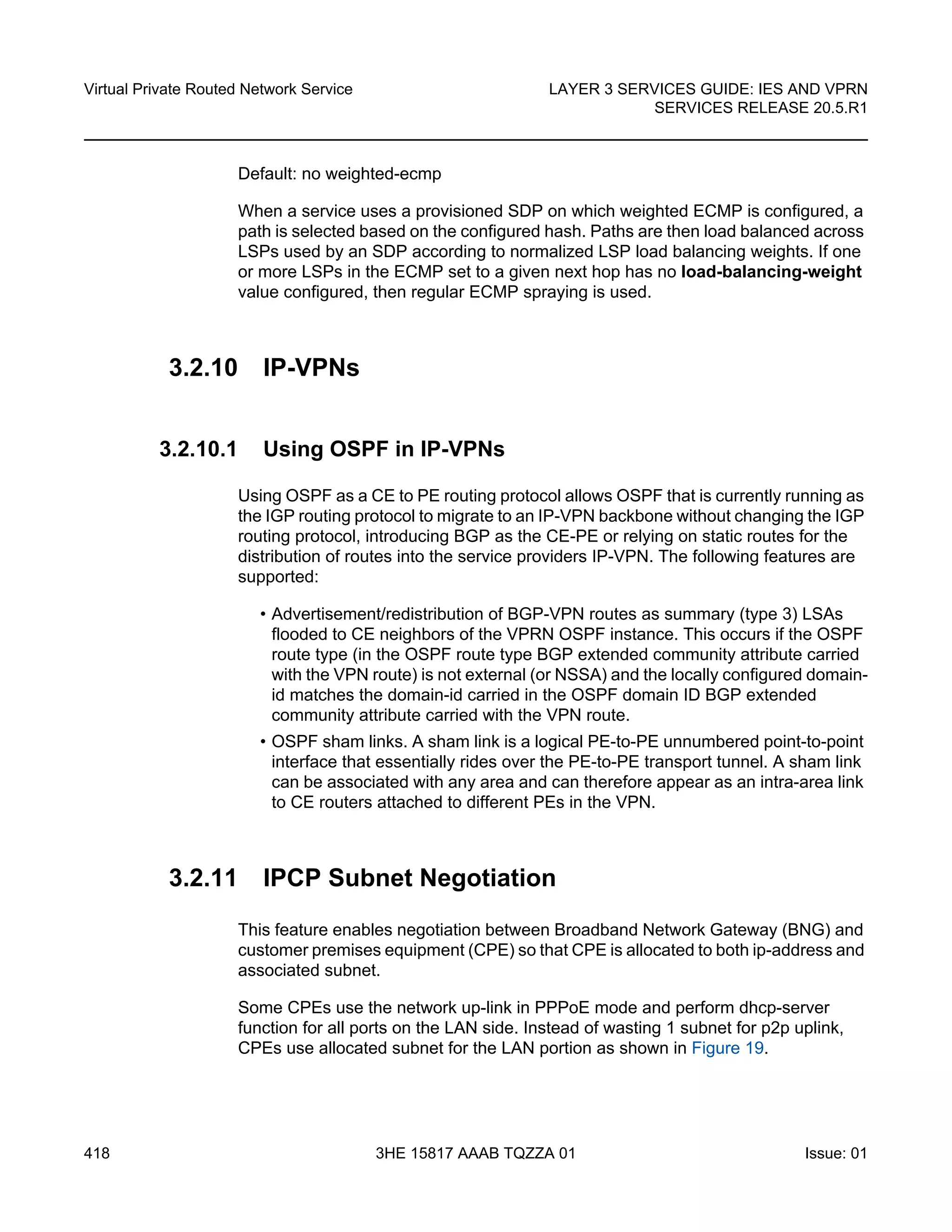 Nokia L3 VPN Configuration Guide | PDF