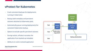 Backup and Restore of Kubernetes containers | PPT