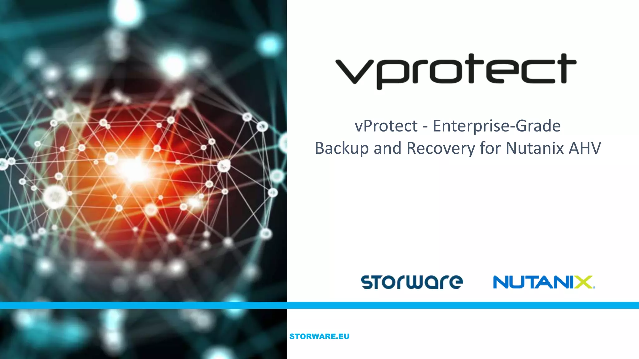 vProtect - enterprise-grade Nutanix backup & recovery | PPTX