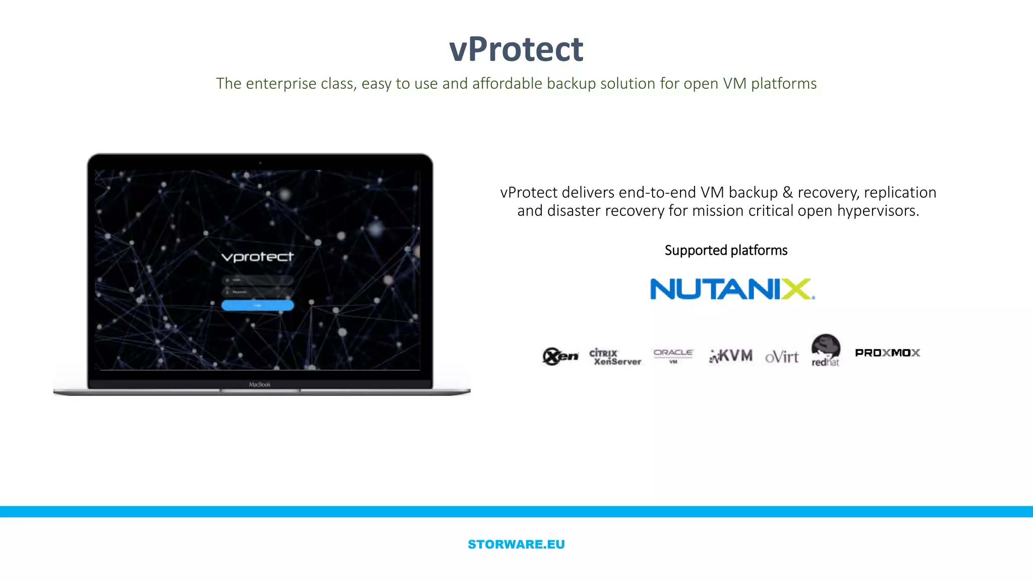 vProtect - enterprise-grade Nutanix backup & recovery | PPTX