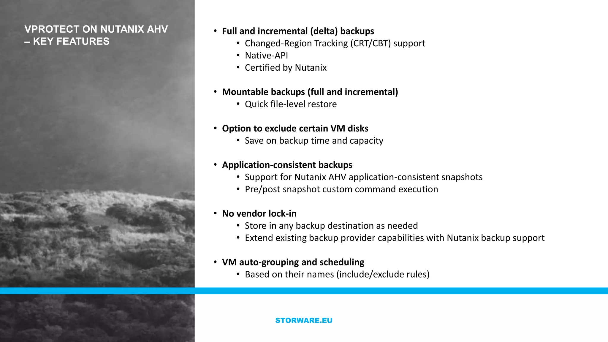 vProtect - enterprise-grade Nutanix backup & recovery | PPTX