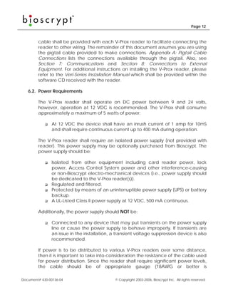 BIOSCRYPT V-PROX | PDF