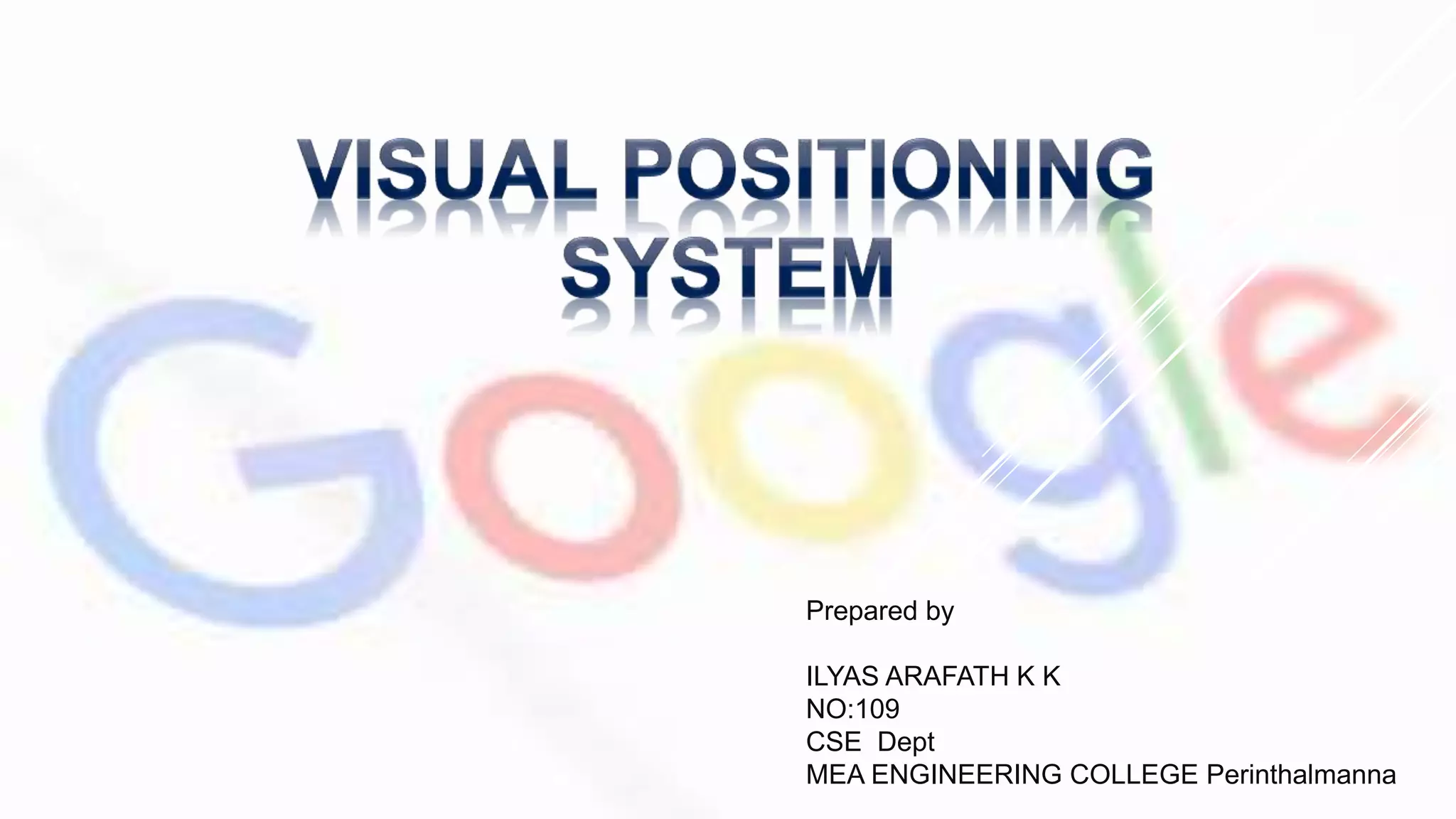 visual Positioning System | PPTX