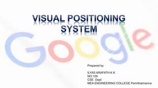 visual Positioning System | PPTX