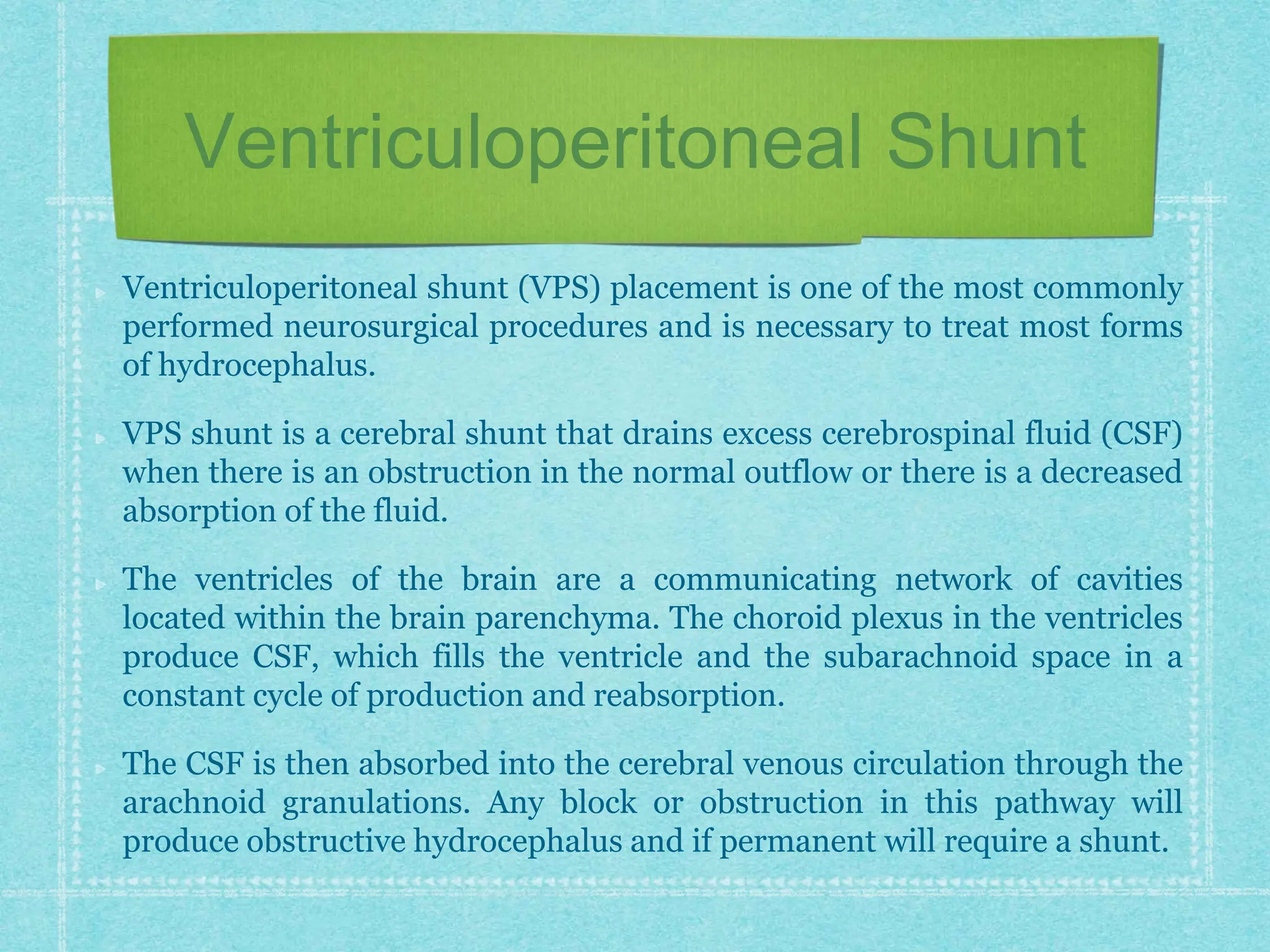 VP Shunt ppt.ppt medical surgical nursing | PPT