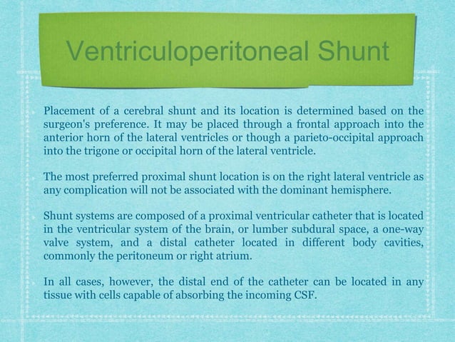 VP Shunt ppt.ppt medical surgical nursing | PPT