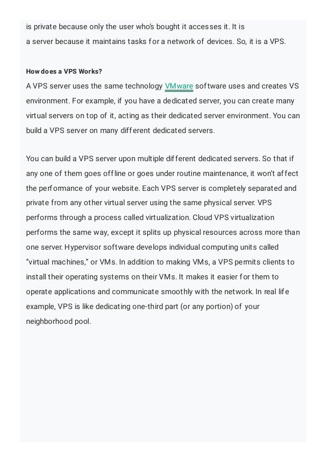 Vps Vs Vpn Definition Pros And Cons Working And Comparison Pdf