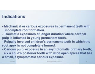 Management of incomplete root apex for vital tooth | PDF