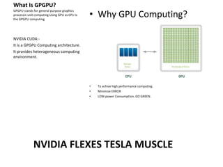 Vpu technology &gpgpu computing | PPT | Technology Industry | Industries