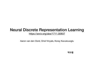 VQ-VAE | PDF
