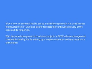 sfdx continuous Integration with Jenkins on aws (Part I) | PPT