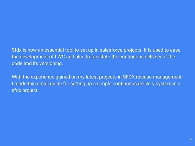 sfdx continuous Integration with Jenkins on aws (Part I) | PPT